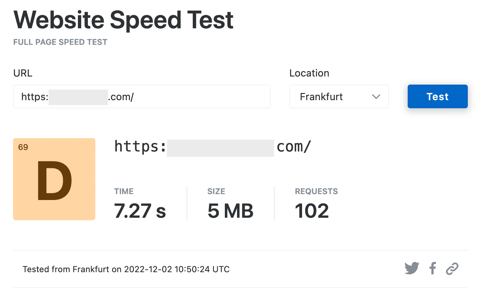 speed test example 1